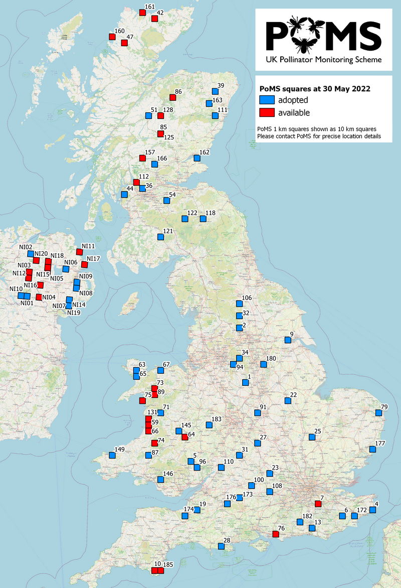 One km square survey | PoMS